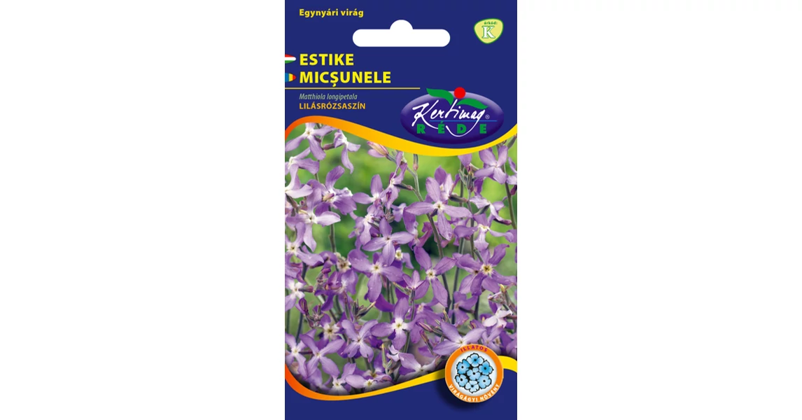 Estike virág vetőmag - Matthiola bicornis 1g - Borhy Kertészet