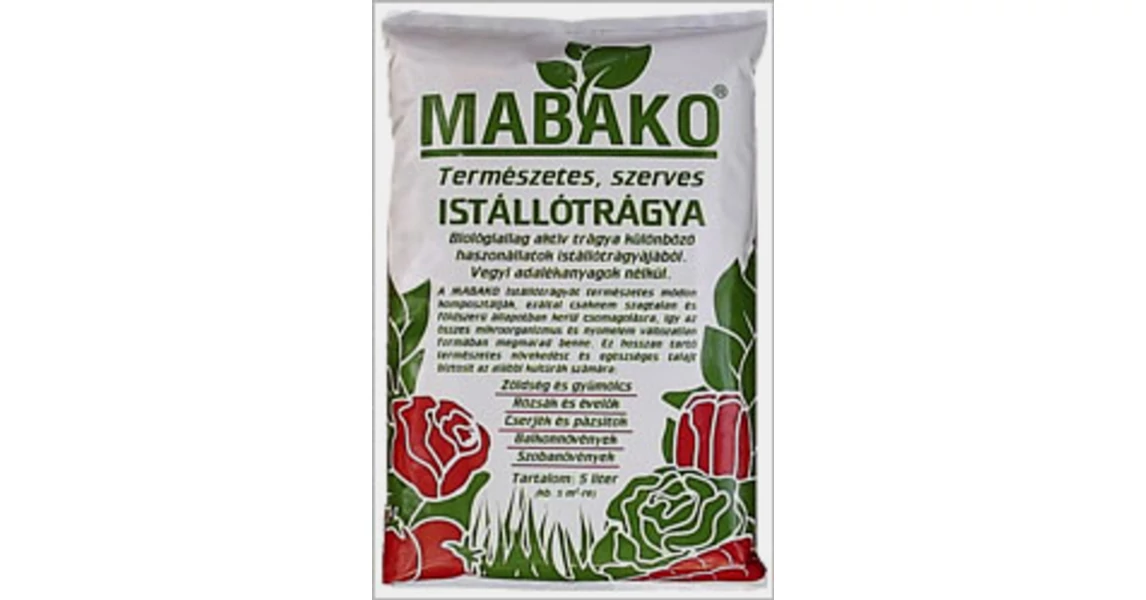 Mabako istálló trágya 50l - Borhy Kertészet